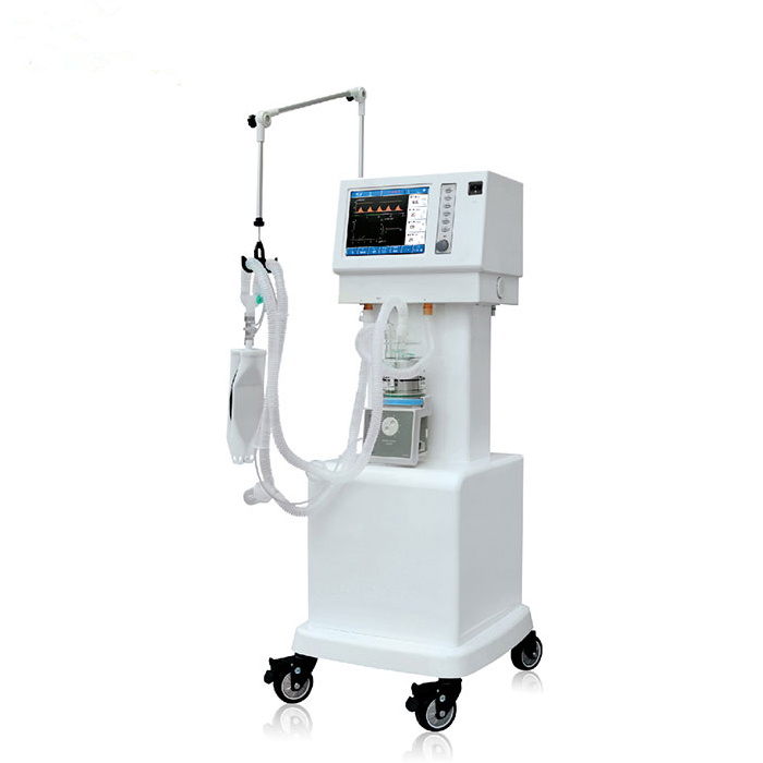 YSAV202 Medical mobile ICU Ventilators Machine with air compressor for ...